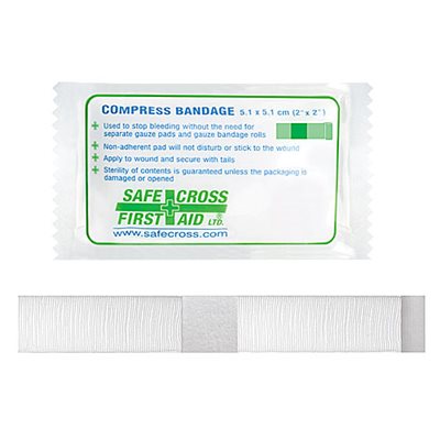 Bandage compressif stérile, extensible 4 po / unité